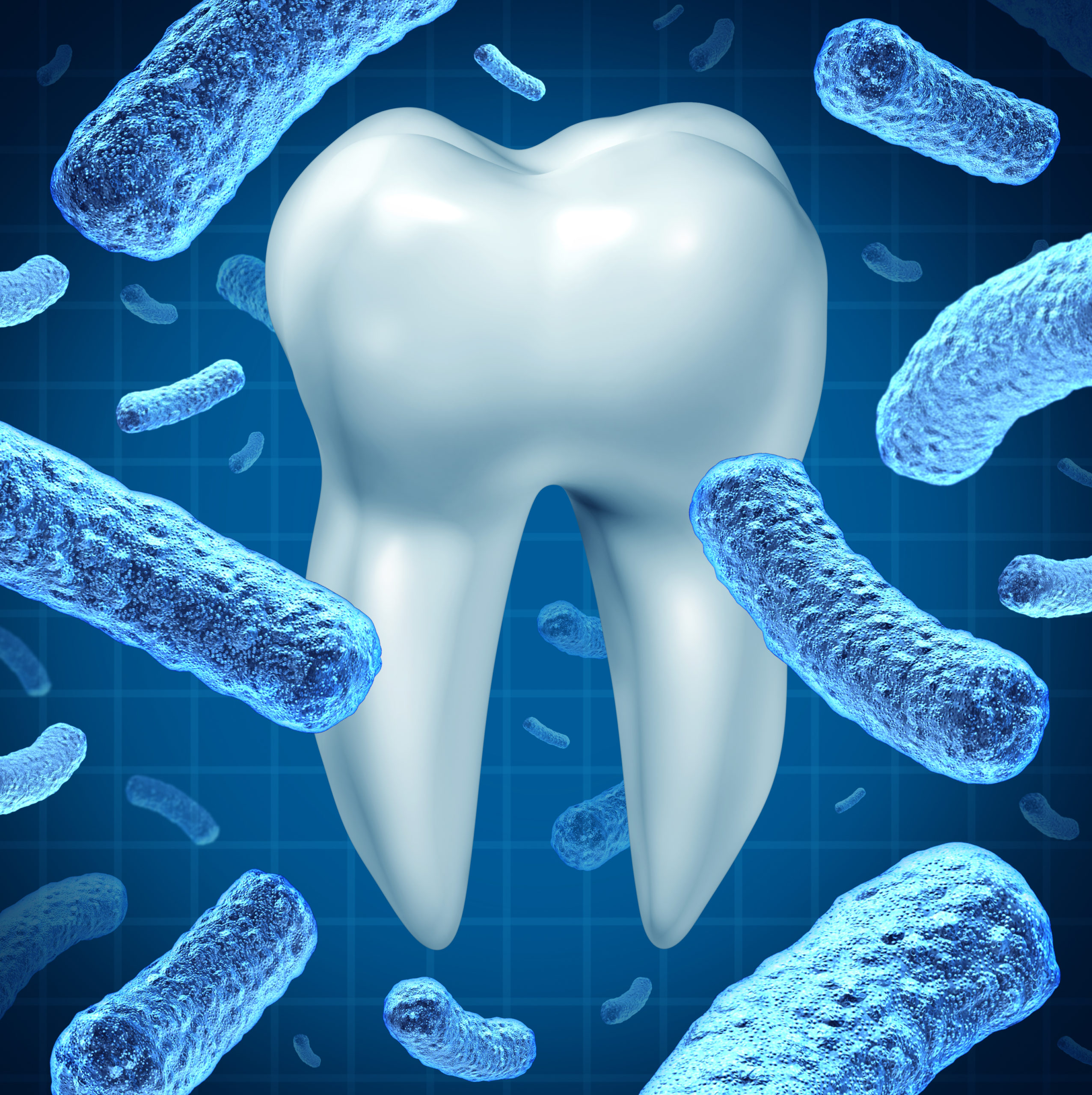 Teeth bacteria store